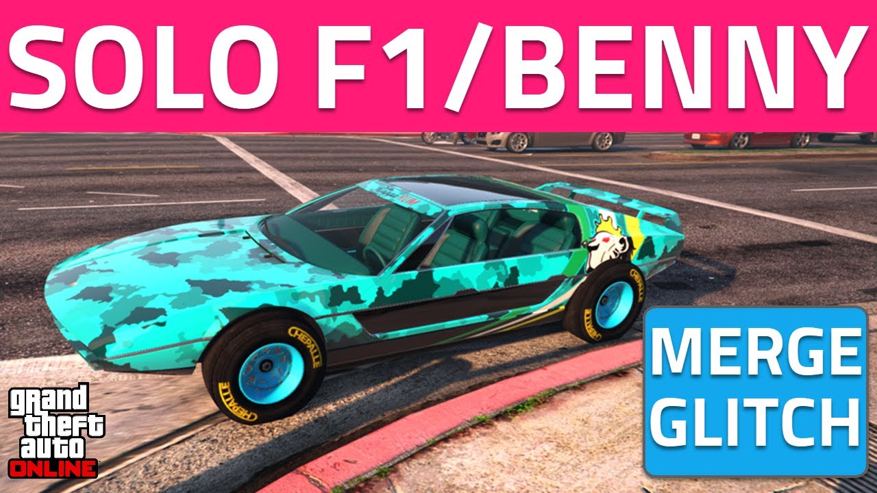 GTA 5 SOLO F1/ BENNY WHEELS Merge Glitch On Any Car To Car - How to Do ...