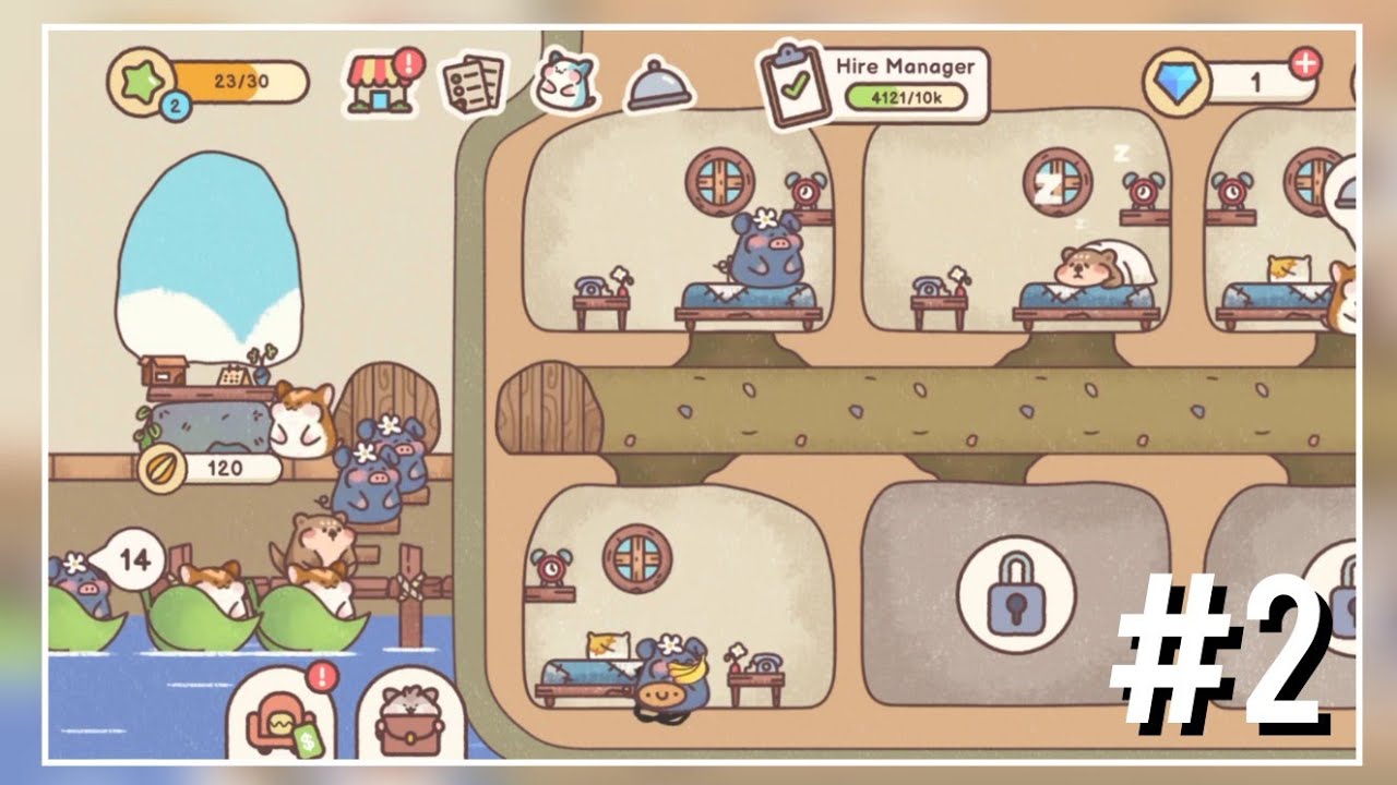 Hamster Inn. Gameplay ~ Walkthrough Part 2 ~ New room for the hamster ...