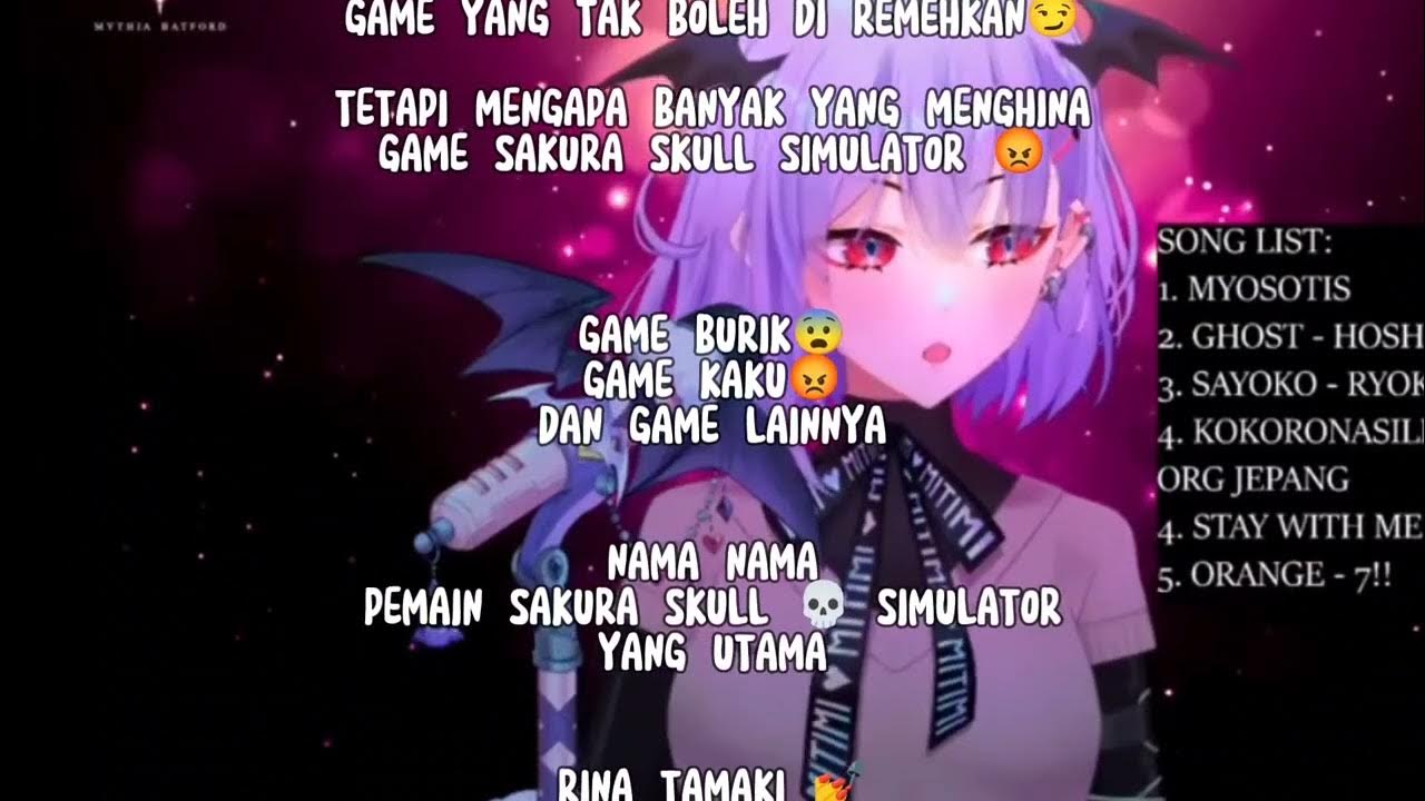 Mbak Bratbrot Nyanyi Lagu Sakura Skull Simulator - YouTube