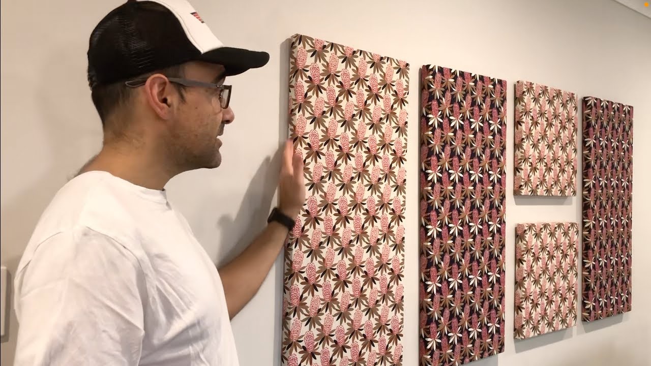 DIY Decorative Frame with Acoustic Sound Absorption - YouTube