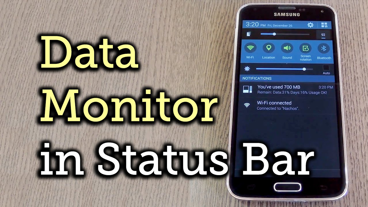 Get an Up-to-the-Minute Data Meter in Your Android's Status Bar [How-To ...