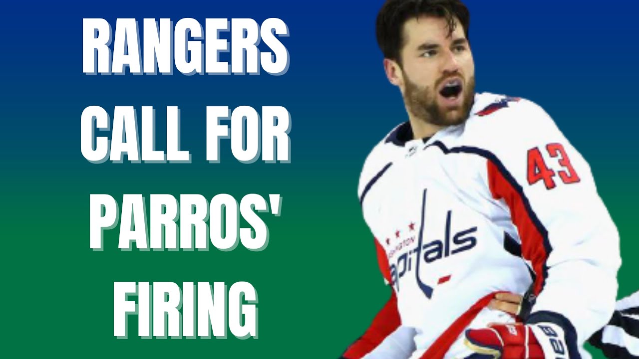 NHL news: New York Rangers call for firing of George Parros in light of ...