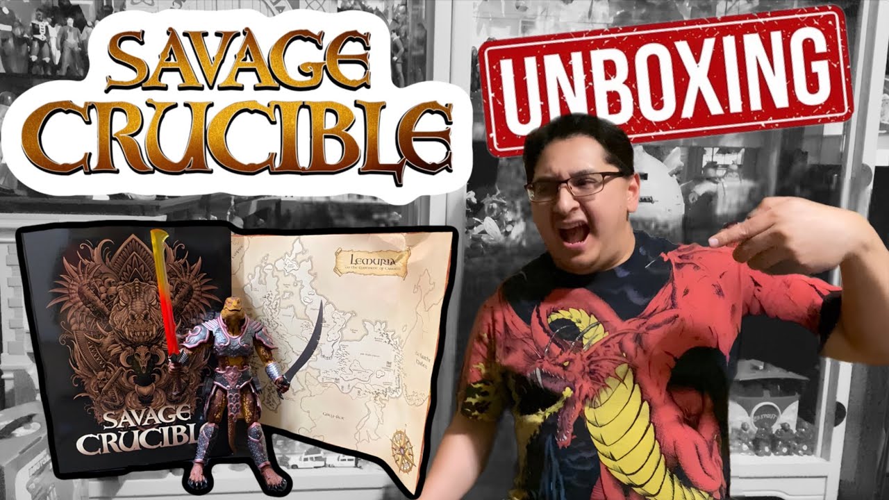 Savage Crucible action figure Unboxing & Review | NEW Toy Line! - YouTube