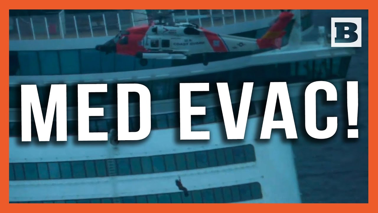 Med Evac! Coast Guard Airlifts Pregnant Woman from Cruise Ship to Rush to Hospital - YouTube