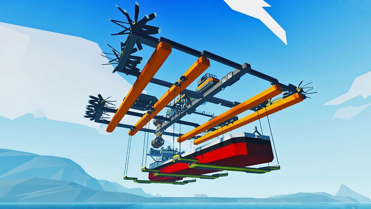 I Moved A Giant Ship By Air And Destroyed Myself - Giant Flying ...