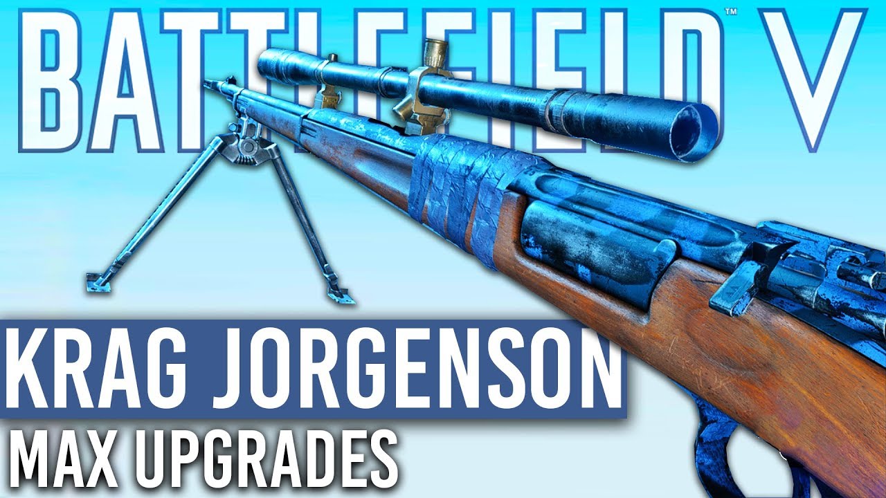 FULLY UPGRADED KRAG Battlefield 5 NEW SNIPER - YouTube