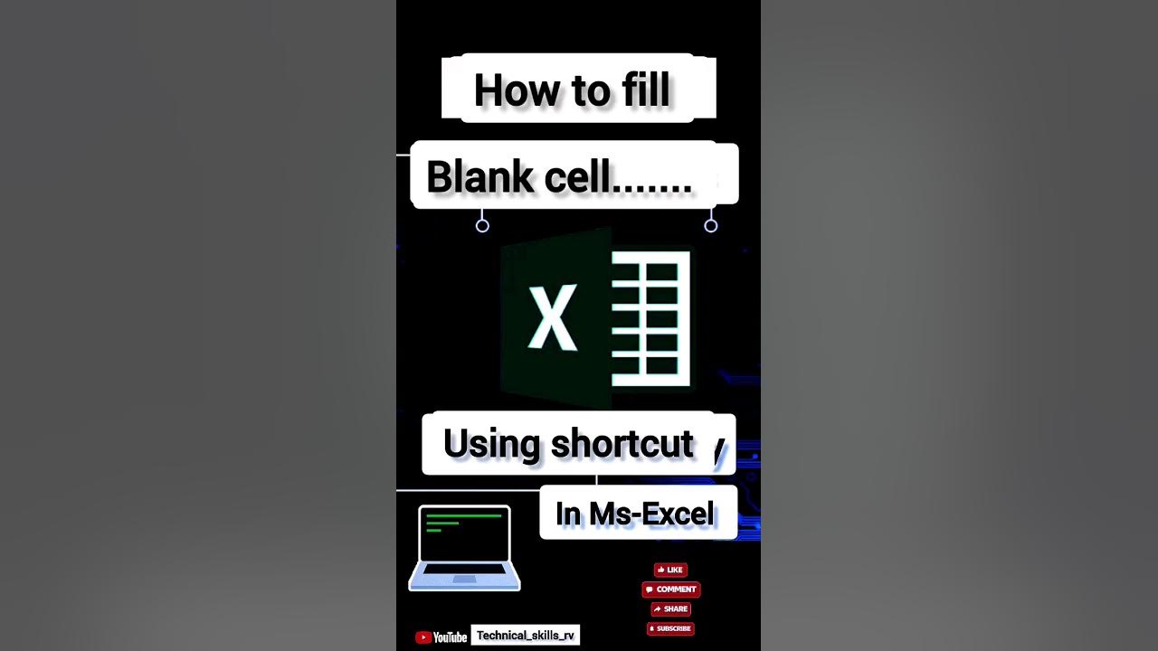 Fill Blank Cells Trick In Excel excel microsoftoffice mexcel fill-blank-cells-trick-in-excel-excel-microsoftoffice-mexcel
