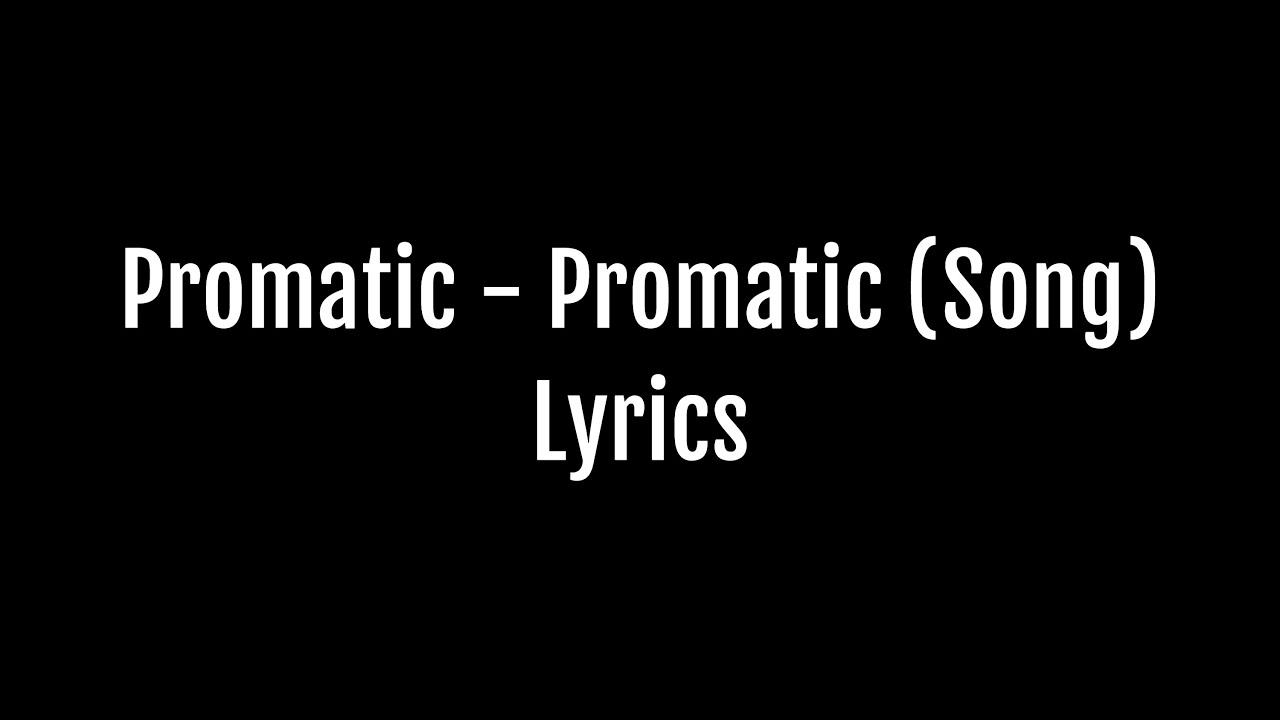 (2002) Promatic - Promatic Lyrics (prod. Sicknotes) - YouTube