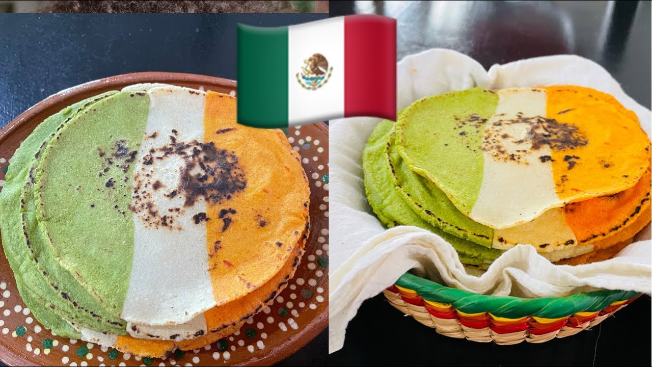 Receta facil de Tortillas Mexicanas tradicionales tri Color ...