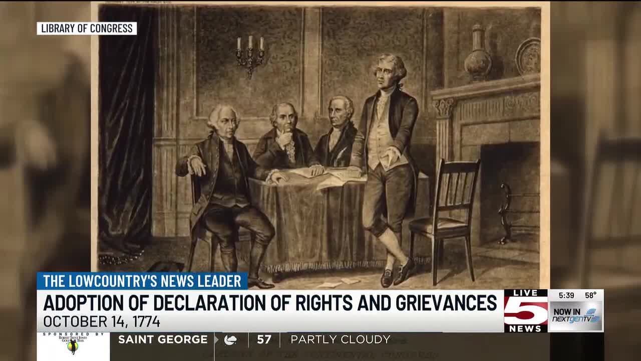 VIDEO: This Day in History: Oct. 14, 1774: Declaration of Rights ...