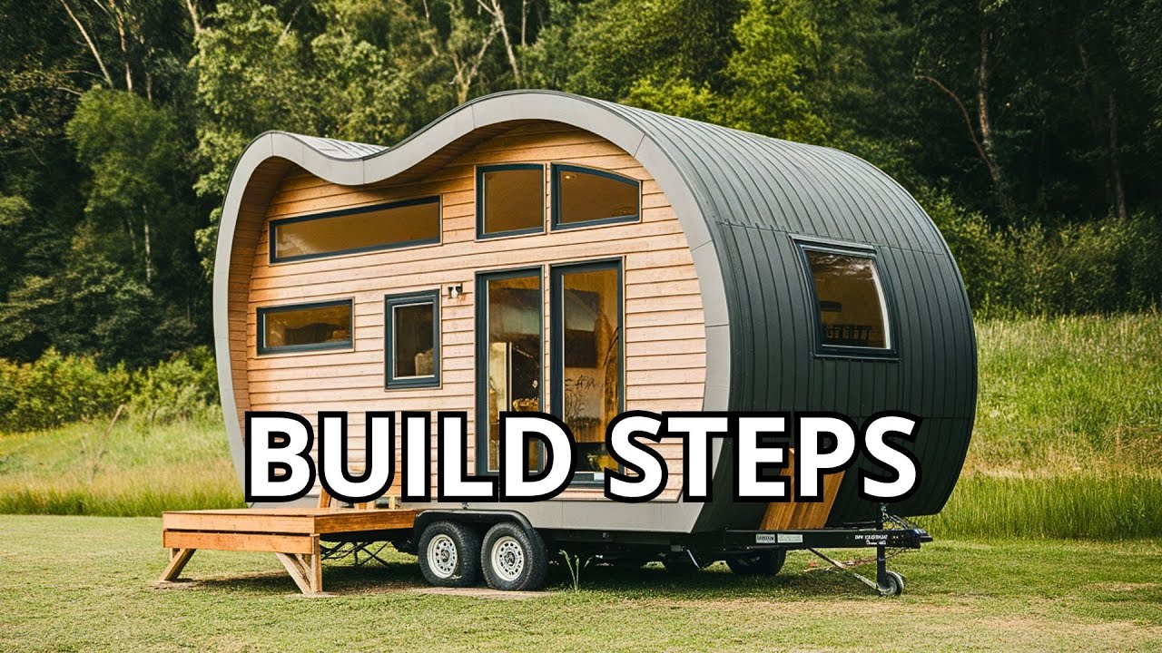 Frame to Finish: Building a Modern Curved Tiny House Step by Step - YouTube