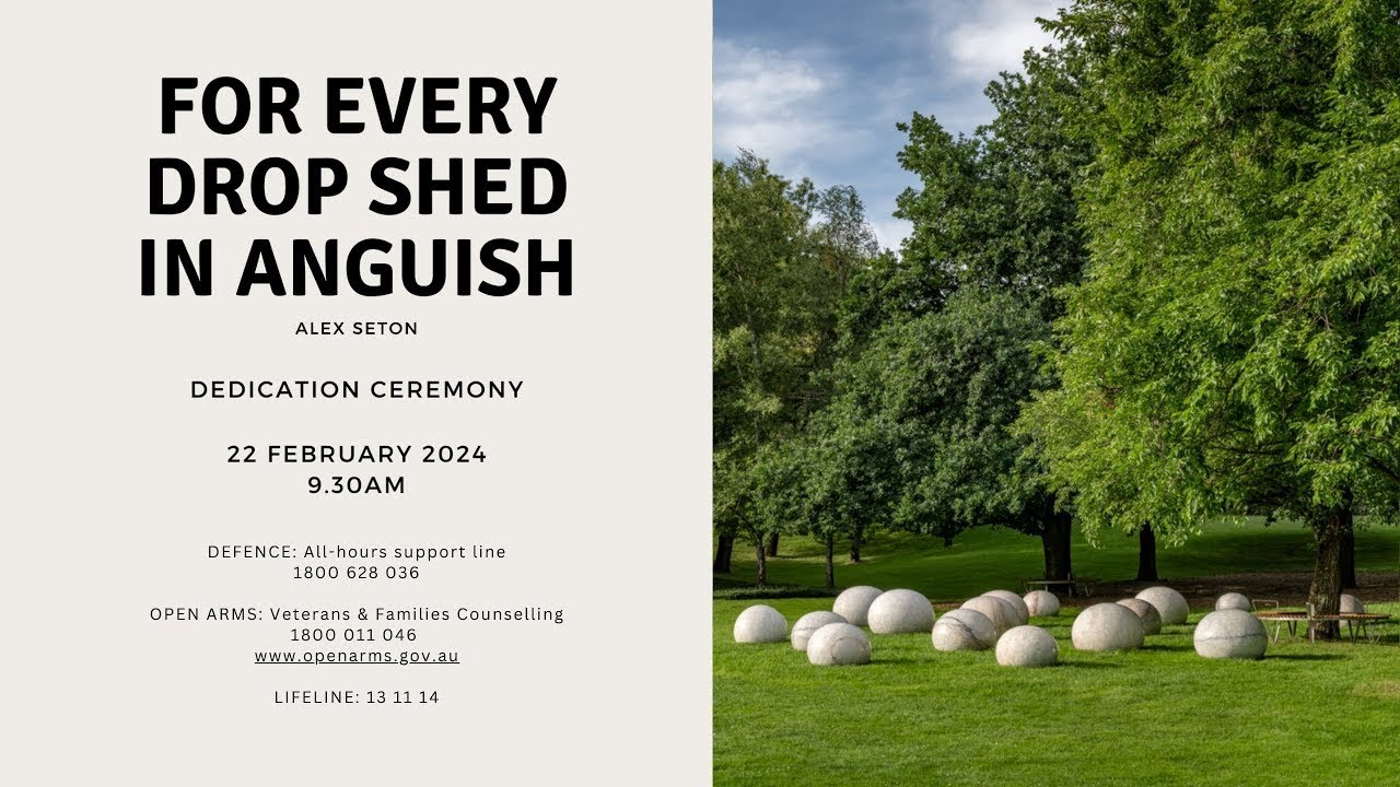 Sufferings of War and Service sculpture, For Every Drop Shed in Anguish ...