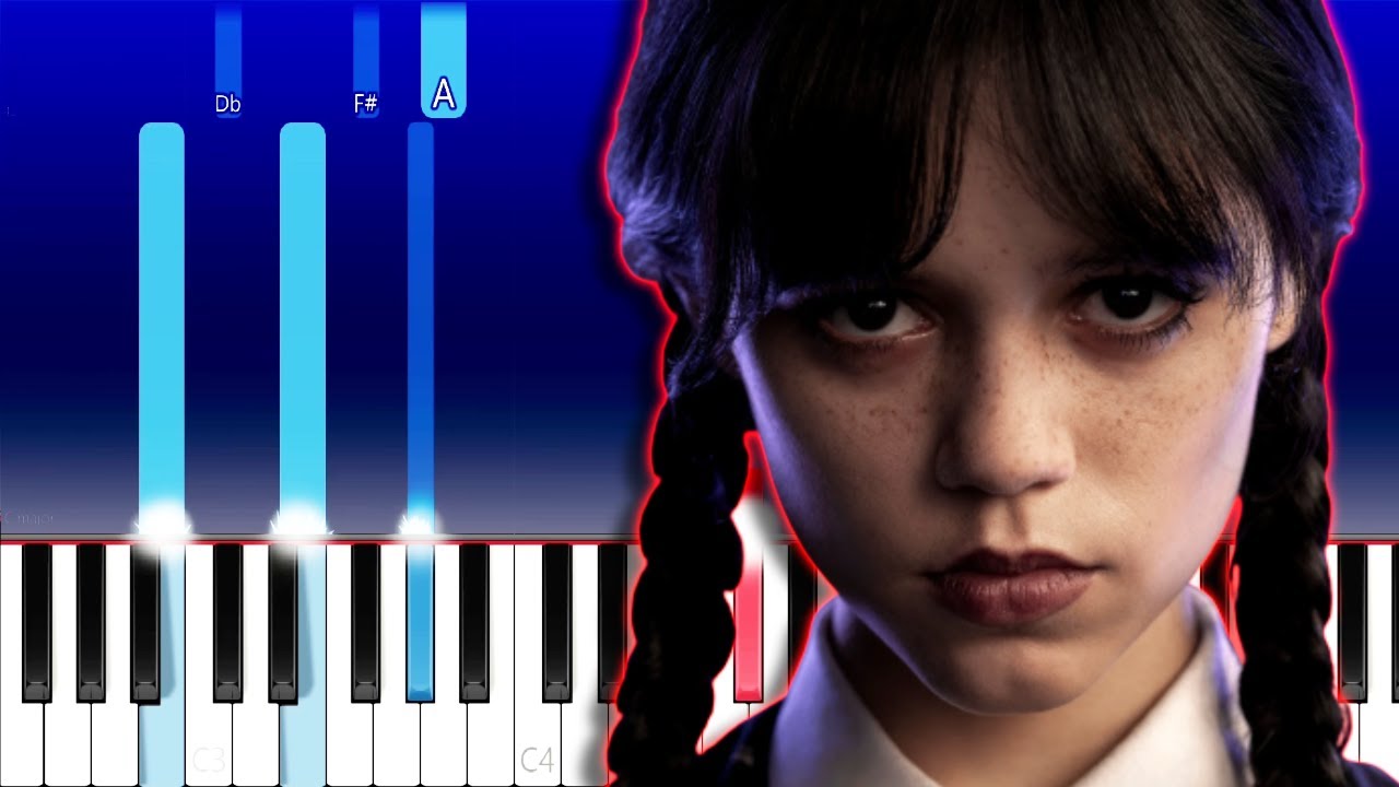 Wednesday - Wednesday Addams Dance Scene (Piano Tutorial) - YouTube