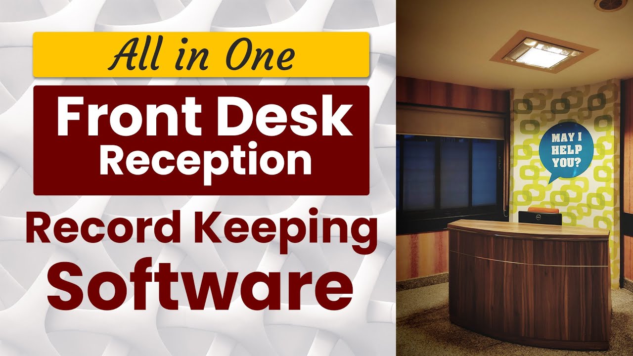 Reception Front Desk Record Keeping Database System in MS Access - YouTube