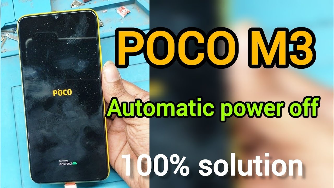 Poco M3 auto power off problem solution/ poco m3 অটোমেটিক পাওয়ার অফ ...