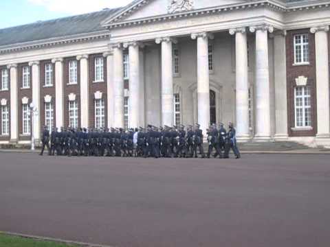 GRADUATION PARADE of THE QUEENS SQUADRON of the RAF college CRANWELL ...