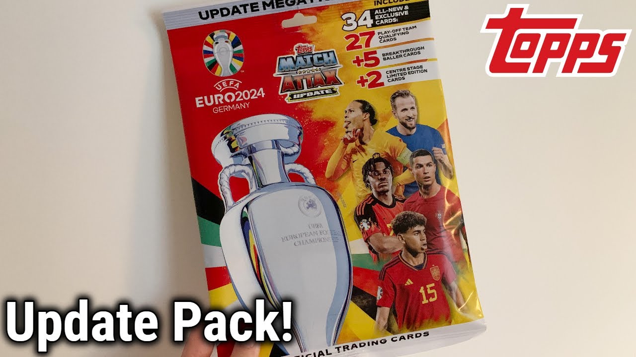 UPDATE Mega Multipack Opening - Topps UEFA EURO 2024 Match Attax ...