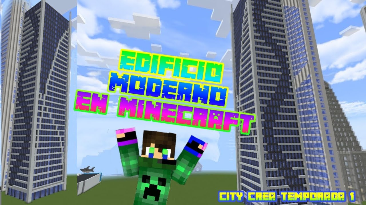 Tutorial: Edificio moderno en Minecraft ||| city crea temporada 1 - YouTube