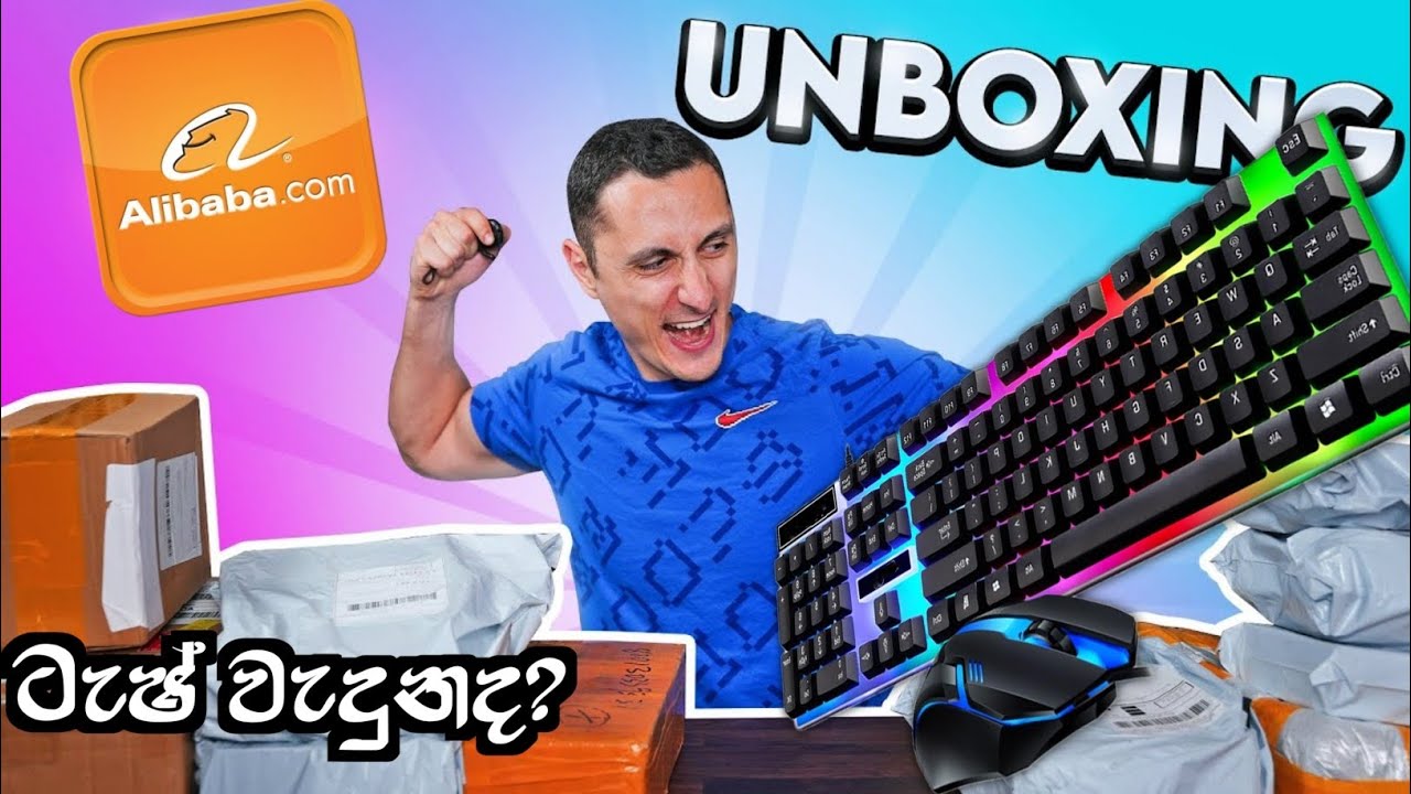 Alibaba order unboxing/Unboxing Rgb Gaming keyboard and Mouse/I orderd ...