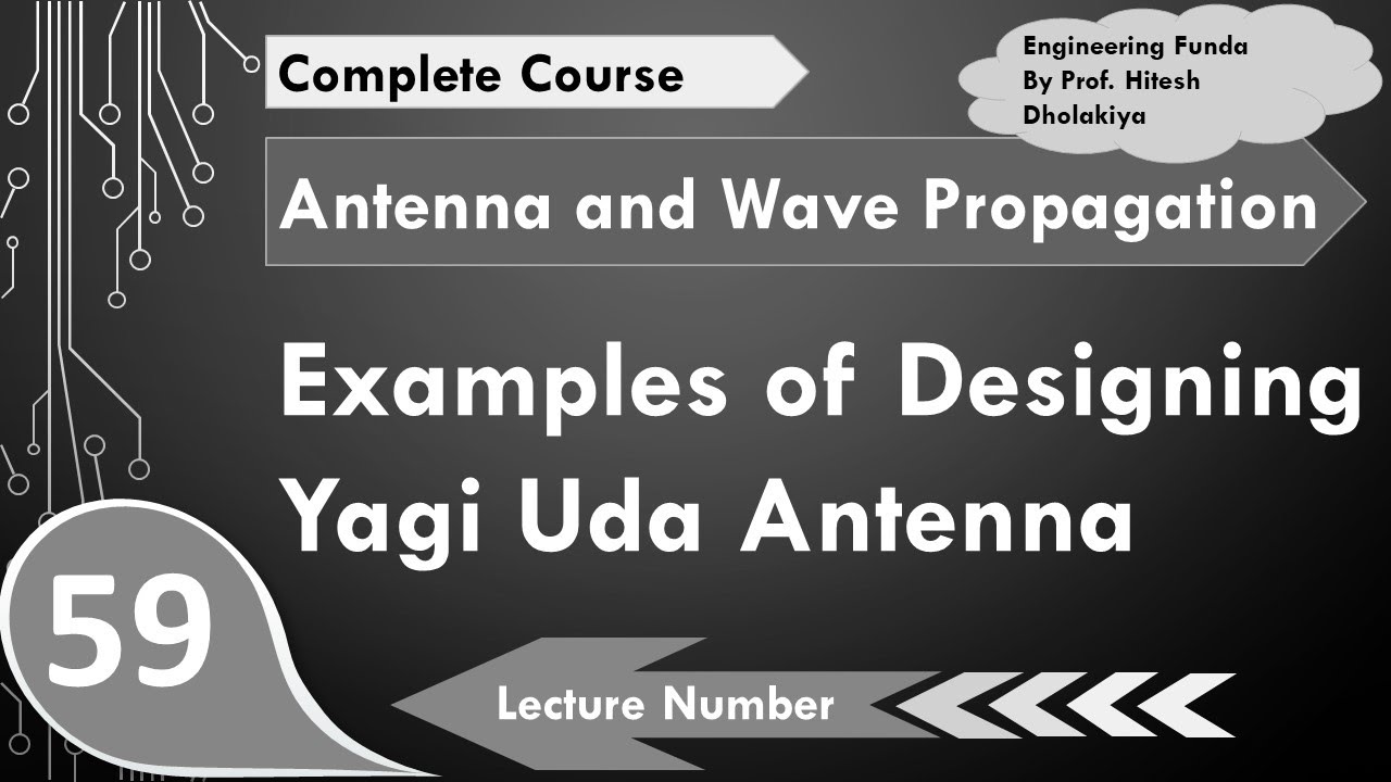 Examples and Designing of Yagi Uda Antenna in Antenna and Wave ...
