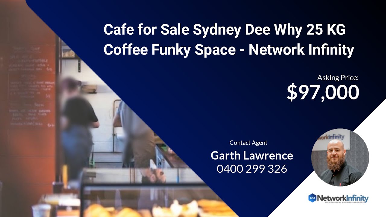 Cafe for Sale Sydney Dee Why 25 KG Coffee Funky Space - Network ...