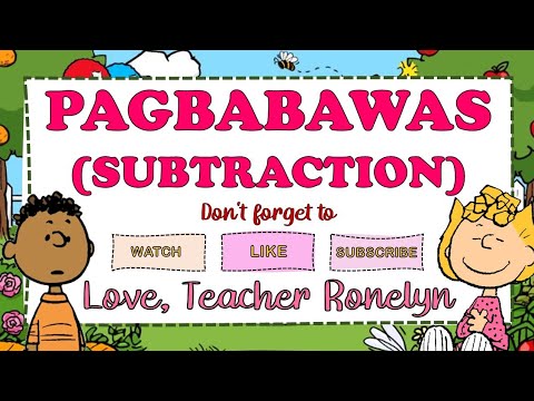 SUBTRACTION o PAGBABAWAS / MELC / MATH - YouTube