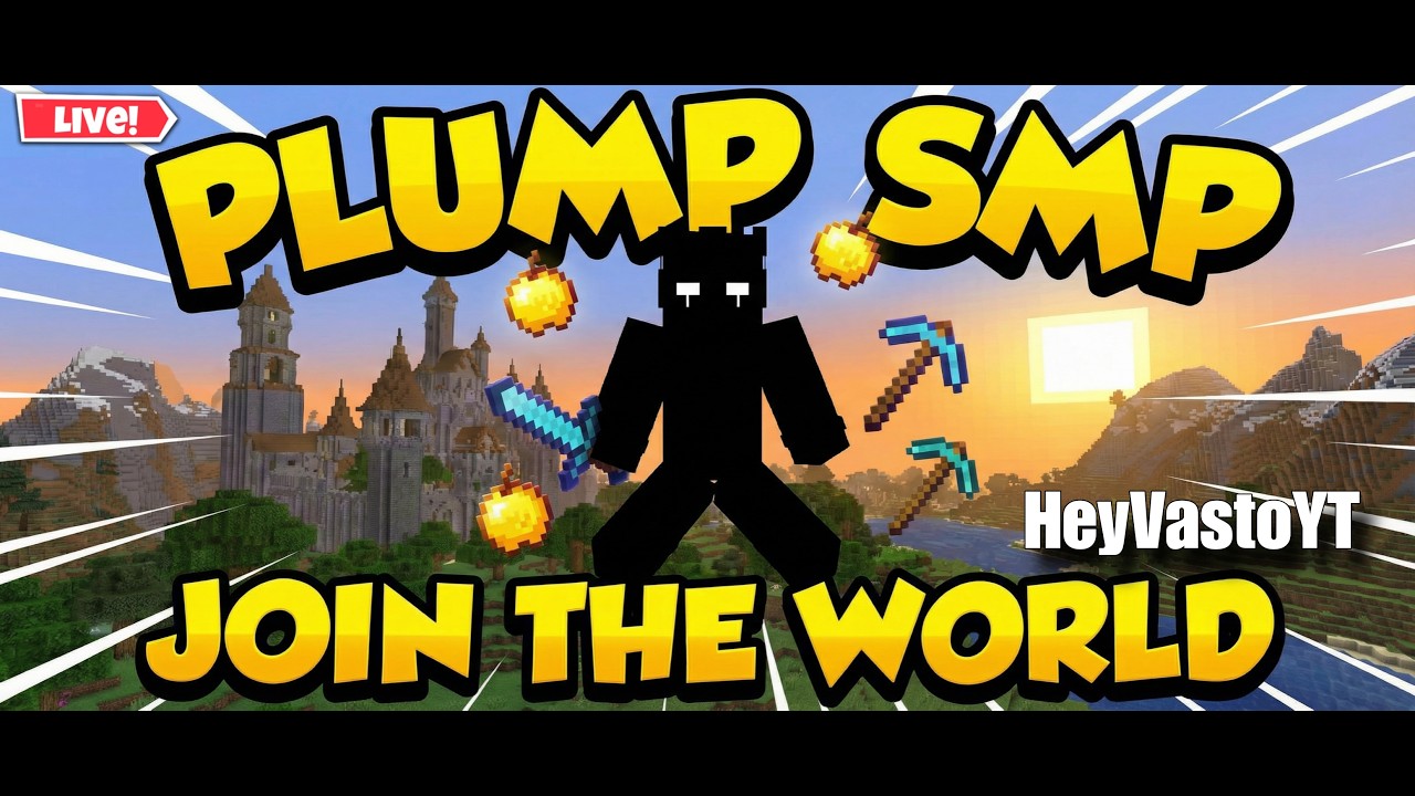 Join Plump SMP: Public Minecraft Server & Live SMP Community - YouTube