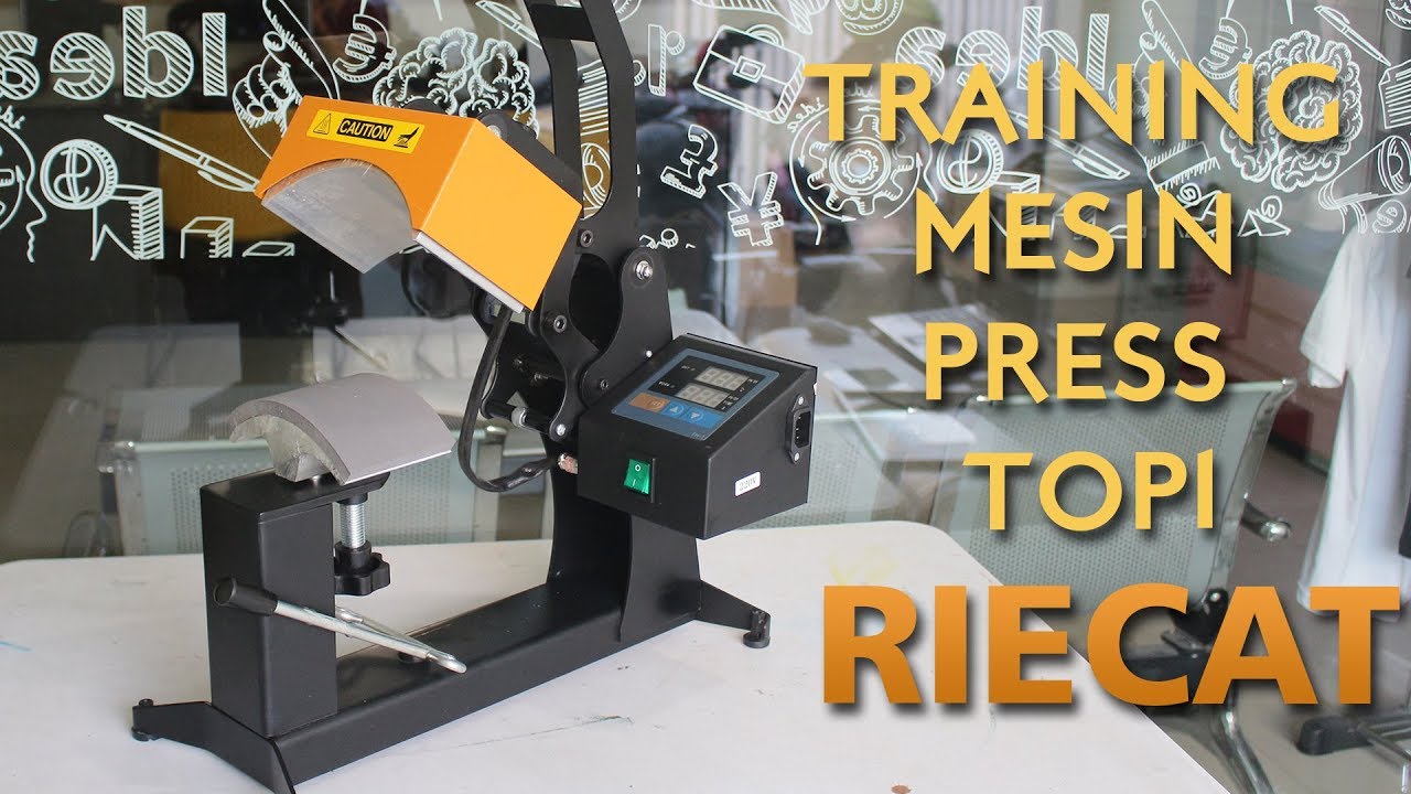 Training Mesin Press Topi RIECAT #VLOG-37 - YouTube