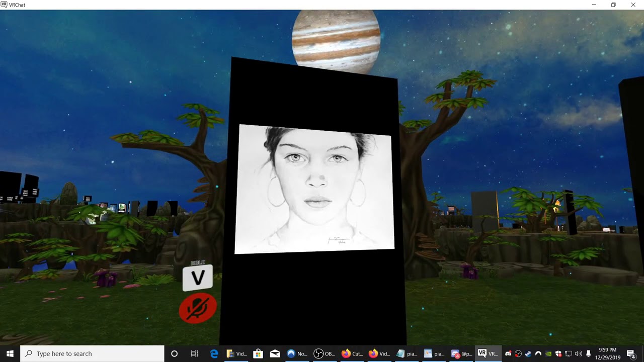 VRchat art gallery - YouTube
