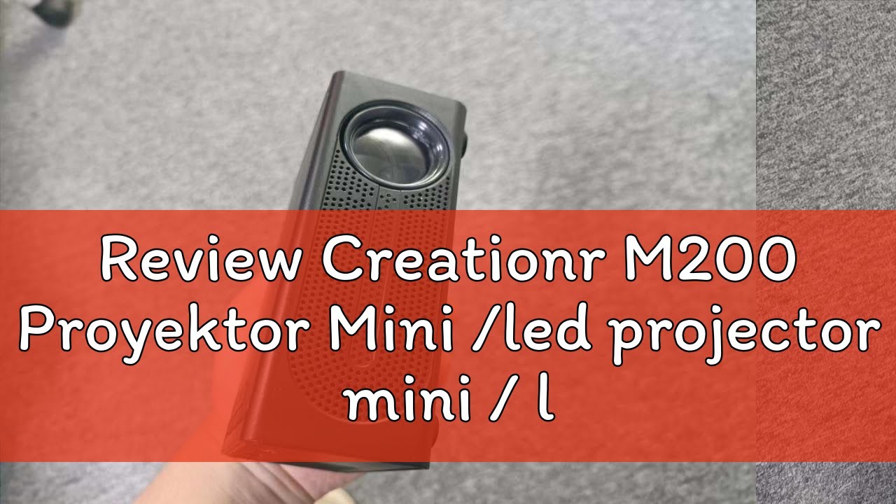 Review Creationr M200 Proyektor Mini /led projector mini / layar ...