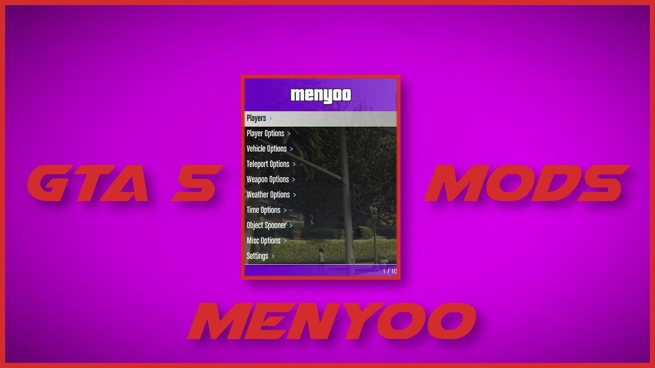 How To Get Grand Theft Auto (Menyoo) Mod Menu - YouTube