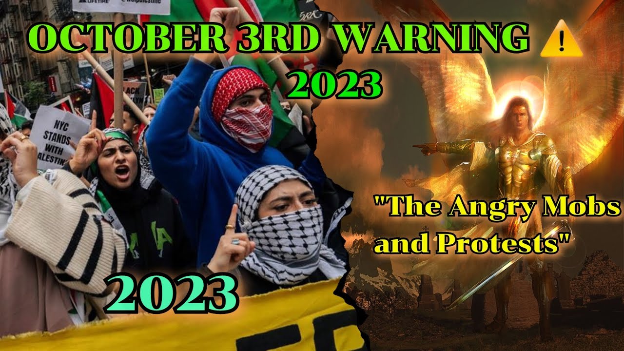 God's Warning Of Angry Mobs Manifests Following Israel War! #God # ...