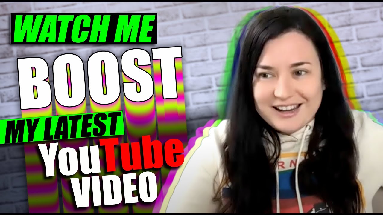 Watch Me Boost My Latest YouTube Video - YouTube