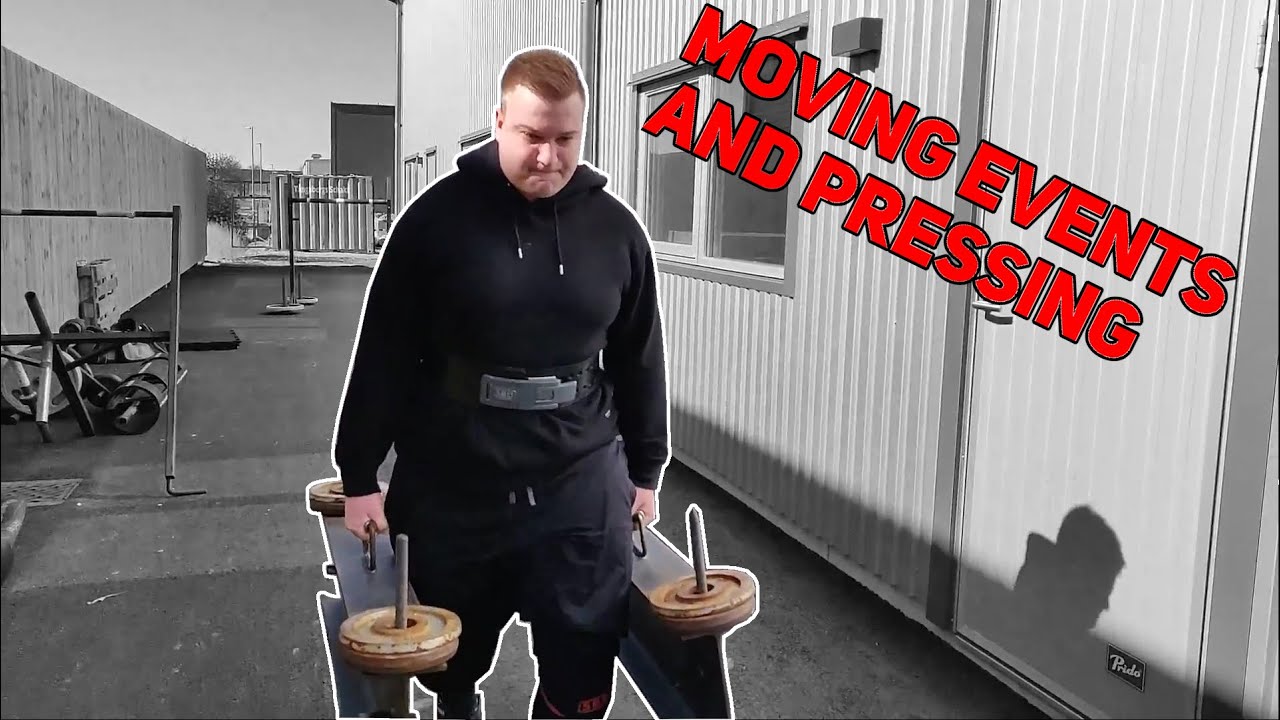 Moving events and pressing with strongman! - YouTube