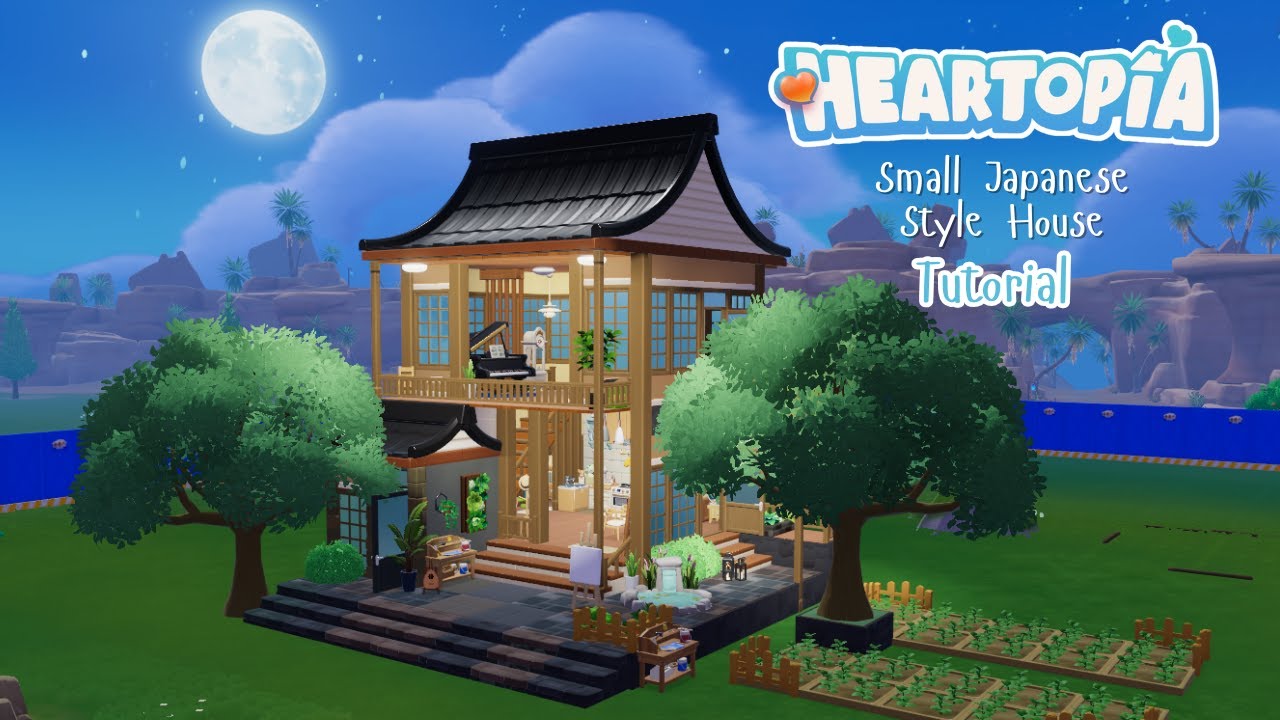 Small Cozy Japanese Style House 🌸 || Heartopia (Tutorial) - YouTube