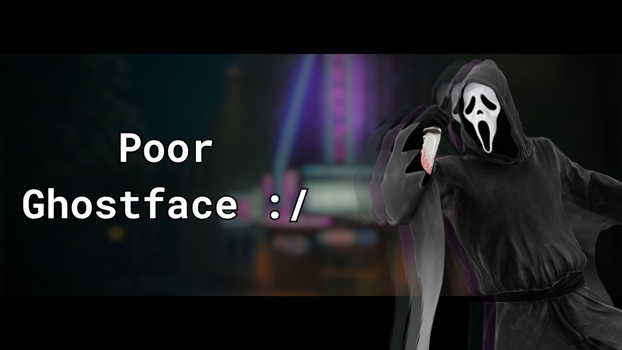 We could have been friends, Ghostface :/ - YouTube