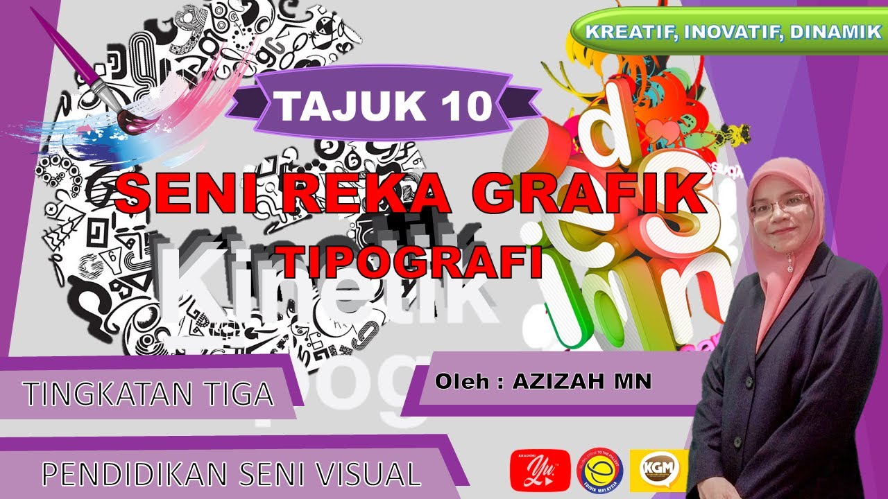 PSV T3 TAJUK 10 - SENI REKA GRAFIK (TIPOGRAFI) - YouTube