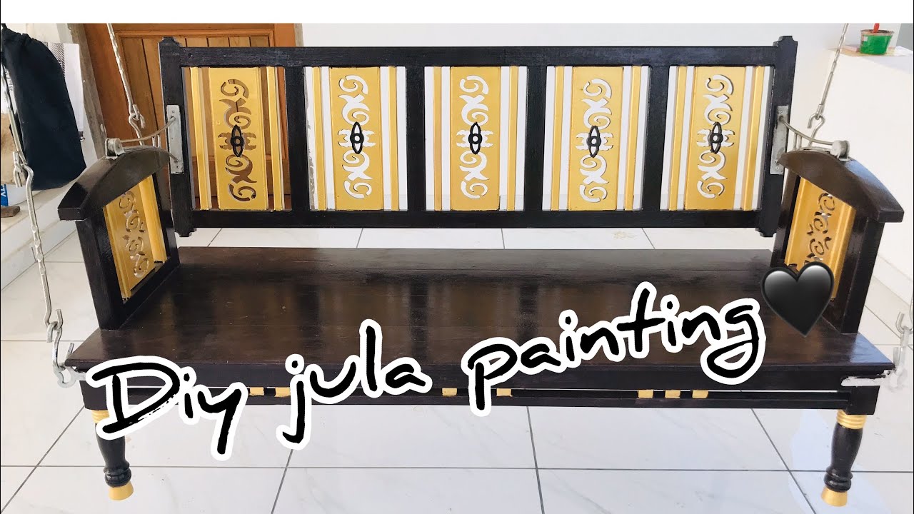 Diy Jula Painting|wooden jula swing painting| #diy #diypainting # ...