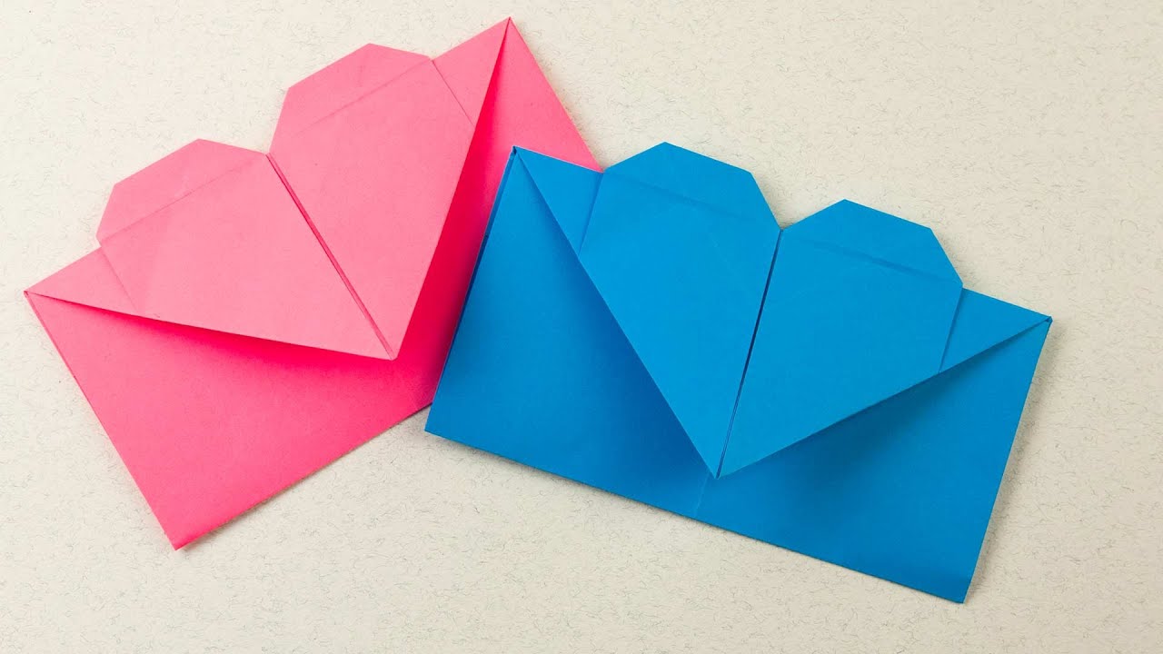 DIY origami paper envelope | Easy Origami Envelope Tutorial - YouTube
