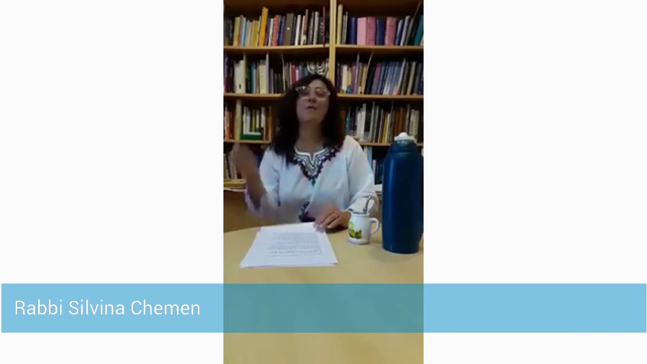 Parashat Tzav - Rabbi Silvina Chemen - YouTube