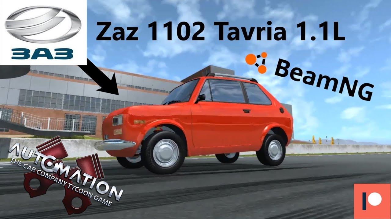 Zaz 1102 Tavria 1.1L Engine Replica in Automation. - YouTube