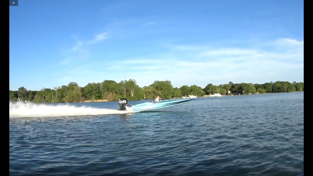 sleekcraft tunnel hull aired out - YouTube