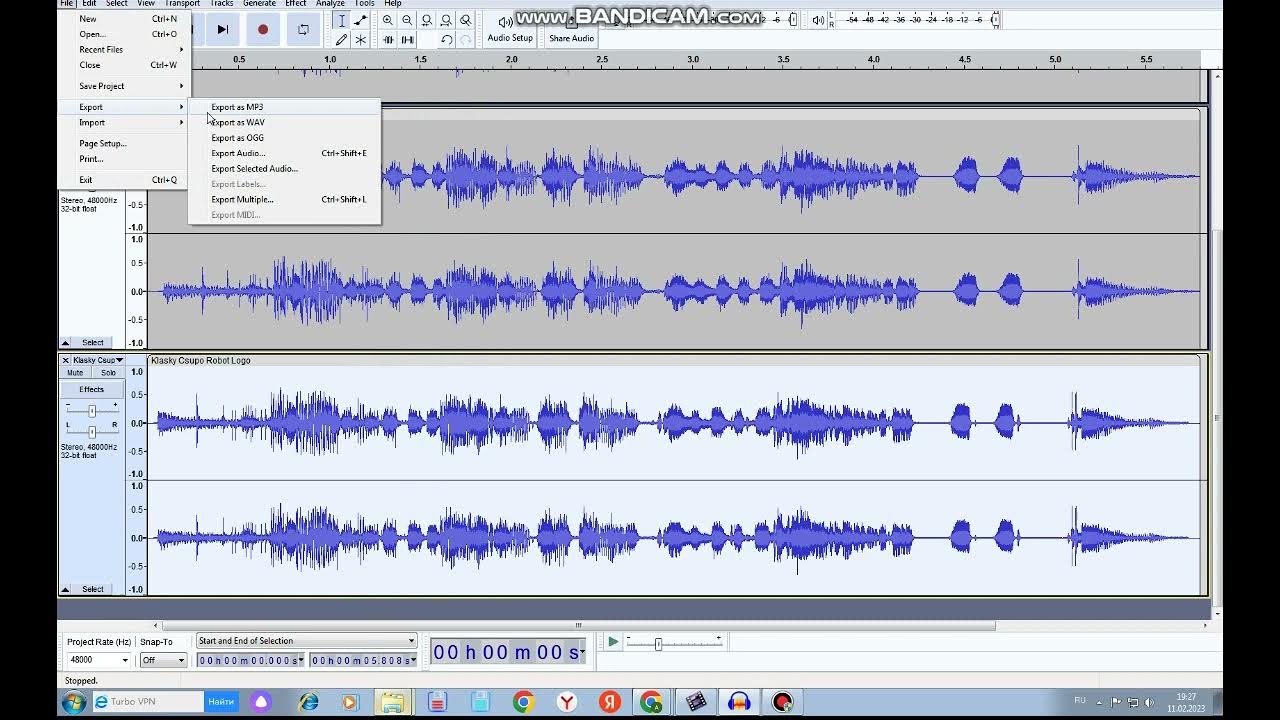 How to Make G Major 541232 on AVS Video Editor and Audacity - YouTube