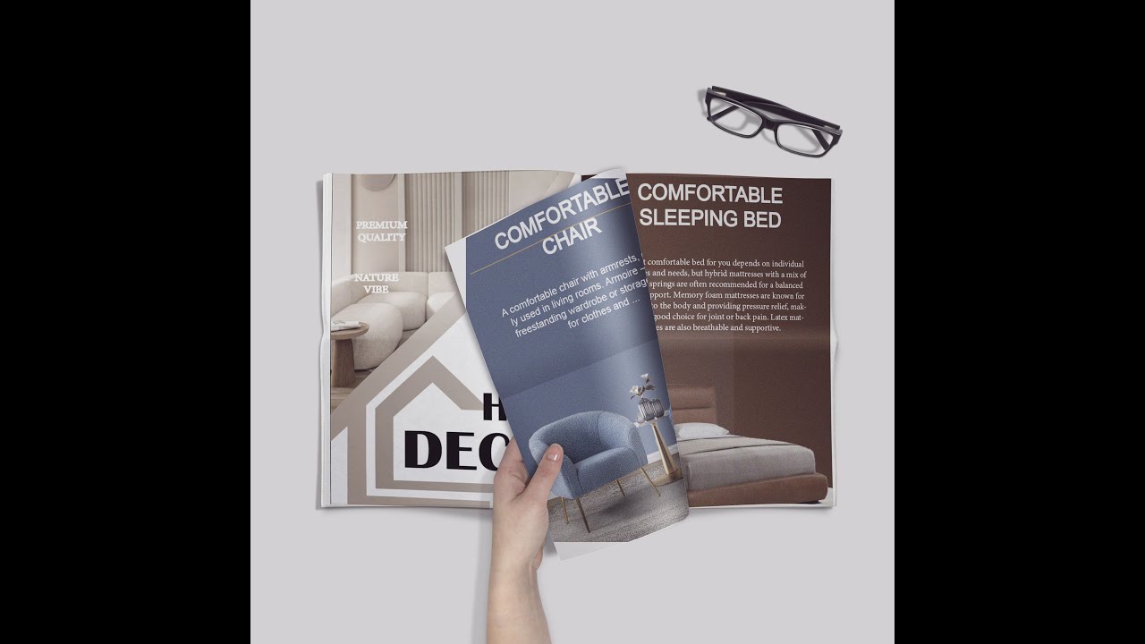 HOW TO MAKE FURNITURE MAGAZINE IN INDESIGN | MAGAZINE | FURNITURE ...