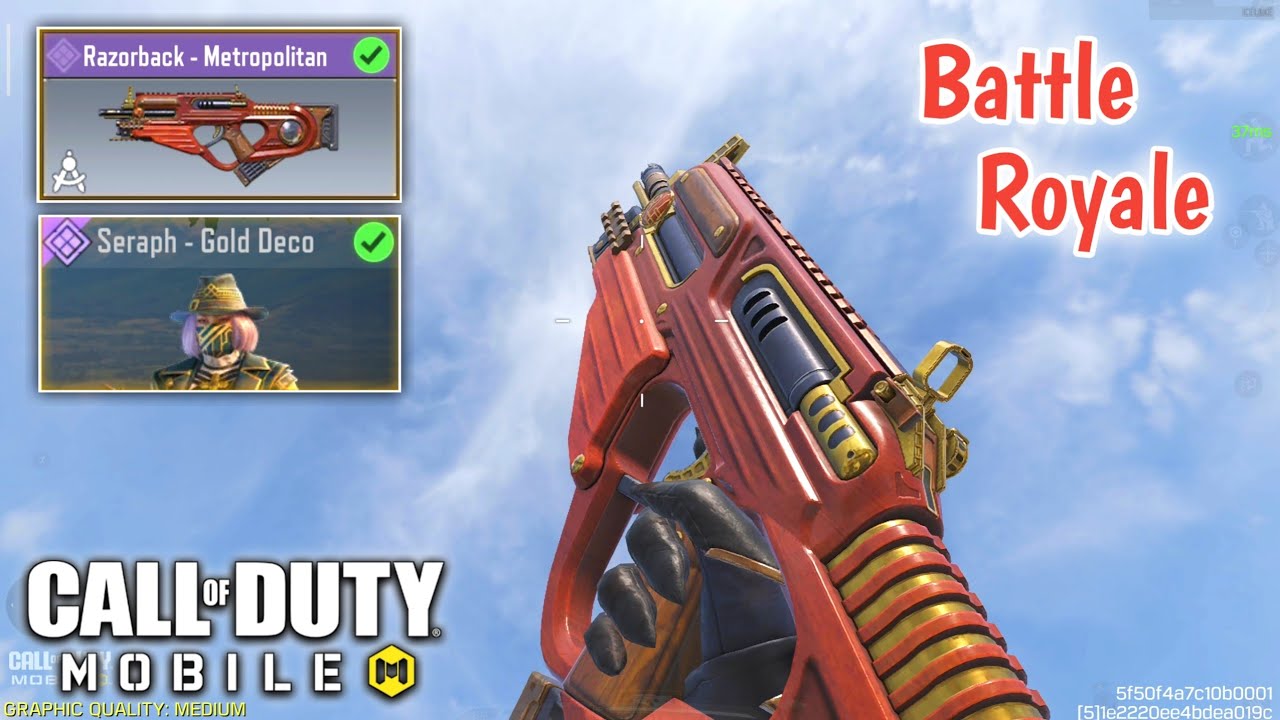 Season-3 BP Razorback - Metropolitan & Seraph - Gold Deco Battle Royale ...