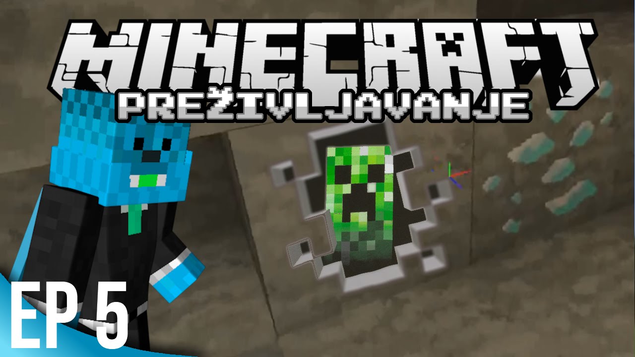 Minecraft: Preživljavanje #5 - KRIPERI SU KORISNI - YouTube