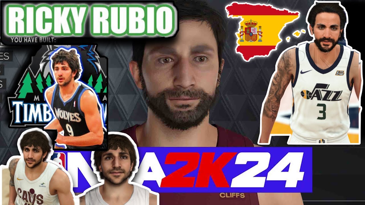 Ricky Rubio Face Creation In 2K24 - *BEST* Ricky Rubio Face Creation ...
