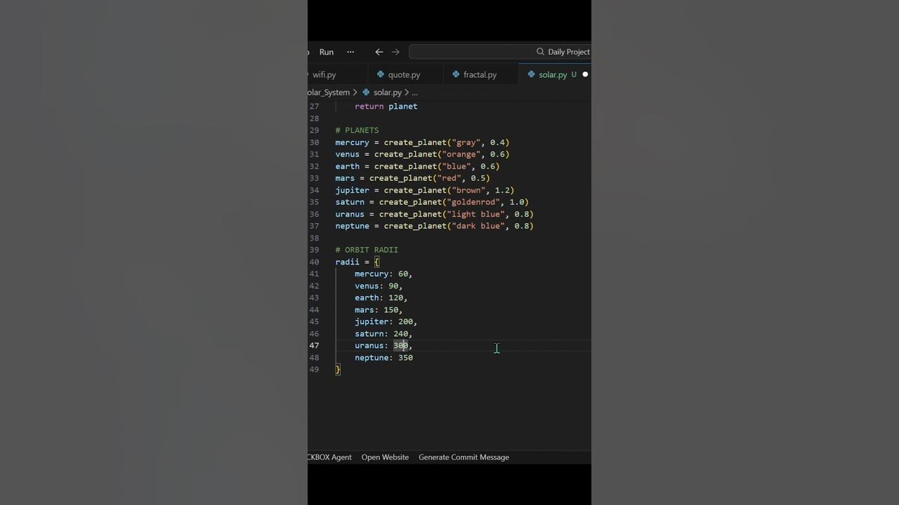 Create Your Own Solar System Using Python #python #compilepythondaily # ...