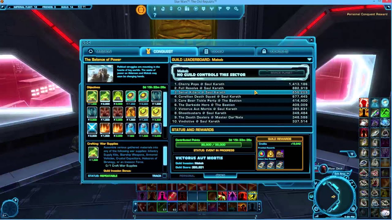 Basic SWTOR Guild Conquest explaination - YouTube