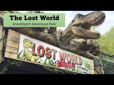 The Lost World Play Barn - Knockhatch Adventure Park - Dinosaur themed activity